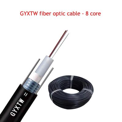 China GYXTW Central Tubular Metal Armoured Cable G652D SM MM steel tape for long distance communication and LAN for sale