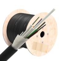 China G652D Fiber Type Aerial GYFTY Optical Fiber Cable 2-144core Non-Armoured HDPE Jacket for Self Supporting for sale