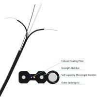 China Outdoor No Metal GJYXFCH 1- 4Core G652D G657A1 G657A2 Drop Cable For Ftth Communication for sale