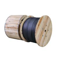 China Outdoor Duct Fiber Optic Cable GYTS Light Armored SM G652D MLT Stranded 12 24 48 Core With PE Jacket for sale