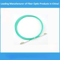 China Simplex Patch Cord OM3 Multimode 3.0mm LSZH Jacket with LC SC FC ST Connectors for sale