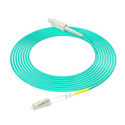 China High-Performance Simplex OM3 Multimode Fiber Patch Cord 3.0mm LSZH with LC SC FC ST Connectors for sale