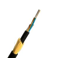 China Excellent Tensile ADSS Fiber Optic Cable 12-144 Core Single Double Jacket for Networking communication for sale