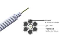China OPGW-48B1-100 118.8;66.2 Ground Wire Cable  48 72 288 Core For Tower Comuni infrastruction for sale