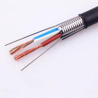 China OPLC Photoelectric Composite Hybrid Cable 4 Core Fiber Optic Cable With Copper Wire for sale