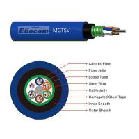 China MGTSV Flame Retardant Mining Cable G652D 12 24 36 48 96 144 core Outdoor Armoured Communication for sale