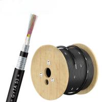 China Outdoor Fiber Cable GYTA53 24 Cores SM G652D Armored Aluminum Double Sheath for Direct Burried for sale