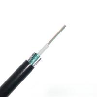 China Outdoor GYXTW 12 Core Fiber Optic Cable with Light Armored Design and PE Jacket for sale