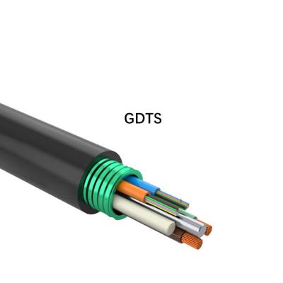 China PE Jacket Outdoor GDTS PSP Armored Hybrid Optical Fiber and Electrical Cable Ideal for Telecommunication for sale