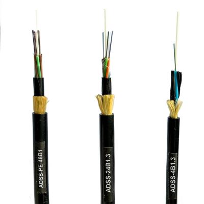 China UV Resistant High Tensile Strength ADSS Fiber Optic Cable with Thermal Stability for Outdoor Use for sale