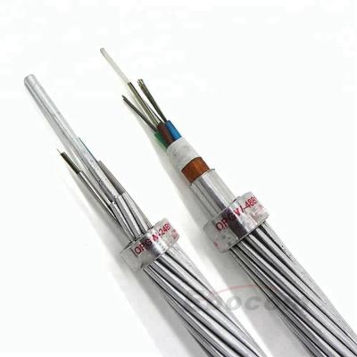 China OPGW-48B1-100 118.8;66.2 Ground Wire Cable  48 72 288 Core For Tower Comuni infrastruction for sale