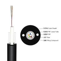 China Outdoor 2 Core FTTH Drop Cable and Self-Supporting Bow-Type Optical Fiber for sale