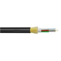 China 24 Core ADSS Fiber Optic Cable 100M Span With Aramid Yarn Strength Member for sale