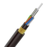 China ADSS 48 Core Double jacket Outdoor Fiber Cable Aramid Yarn Strength UV Resistant for Power Line Communication for sale