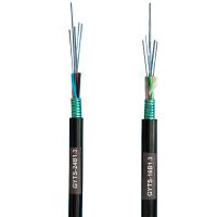 China Outdoor Armored Fiber Optic Cable G652D GYTA 12 Core  Loose Tube Aluminum Tape PE Jacket Ideal for Backbone Network Installation for sale