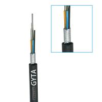 China GYTA 4 Core Armored G652D Fiber Cable Loose Tube Design PE Outer Jacket Stable Transmission for Backbone and Access Networks for sale