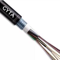 China GYTA 4 Core Armored G652D Fiber Cable Loose Tube Design PE Outer Jacket Stable Transmission for Backbone and Access Networks for sale