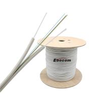 China G657A2 Single Mode FTTH Drop Fiber Optic Cable with LSZH Jacket and 1 to 4 Cores for sale