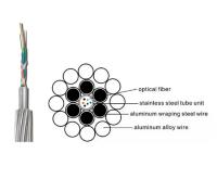 China OPGW48B1-50 Overhead Ground Wire Cable  24 48 72 96Core For Tower 220KV Networking Communication for sale