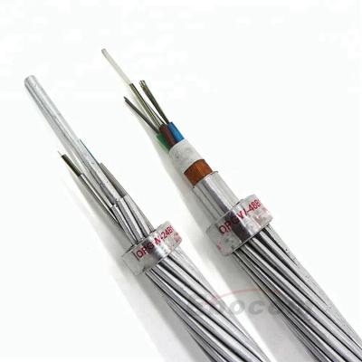 China OPGW48B1-50 Overhead Ground Wire Cable  24 48 72 96Core For Tower 220KV Networking Communication for sale