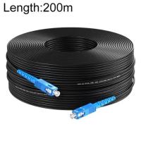 China 1 Core G657A1 FTTH Drop Cable Patch Cord with SC Connector Single Mode Fiber Jumper for sale