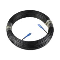 China Armored FTTA Patch Cord 2 Core Fiber Optic Jumper with Spiral Tube Protection and Rodent-Resistant Design for 4G 5G Base Stations for sale