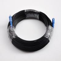 China 1 Core G657A1 FTTH Drop Cable Patch Cord with SC Connector Single Mode Fiber Jumper for sale