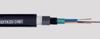 China Heavy Duty GYTA33 Steel Wire Armored Fiber Optic Cable for Direct Buried Outdoor Use with 48 Core for sale