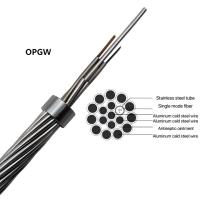 China 24 Core OPGW Optical Fiber Composite Overhead Ground Wire ACS Stranded Structure for sale