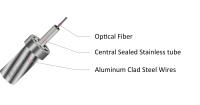 China OPGW 72B1-50 Overhead Ground Wire Cable  24 48 72 96 Core For Tower 220KV Networking Communication for sale