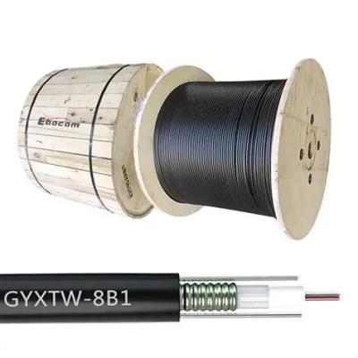 China GYXTW 24 Core Central Loose Tube Armored Cable with Steel Wire Strength Member for Long Distance Use for sale