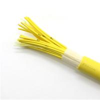 China GJBFJH Indoor Breakout Fiber Optic Cable 4~48 Core Single Mode LSZH Jacket for sale