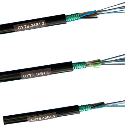 China Professional GYTS 12 Core Armored Fiber Cable Enhanced Tensile Strength Ideal for Duct and Underground Installation for sale