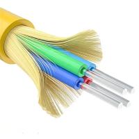 China Indoor Fiber Optic Cable 6 8 12 core OM1 OM2 OM3 OM4 OM5 for Distribution Use for sale