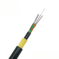 China ADSS Fiber Optic Cable Double Sheath Type for 200m Span Aerial Installation for sale