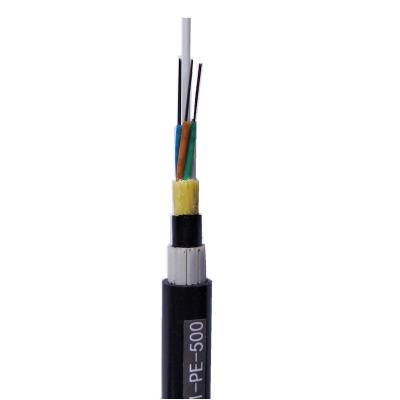 China Flat FRP Armored Rodent-Resistant Fiber Optic Cable 4~144 Core Non-Metallic for sale