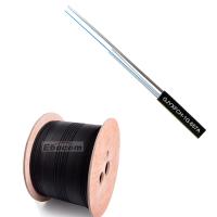 China Self-supporting FTTH Drop Cable with G.657A Bend-insensitive Fibers and Steel Wire Messenger in LSZH Jacket for sale