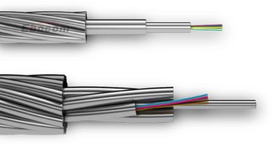 China OPGW 72B1-150 Overhead Ground Wire Cable 72 96 144Core For Tower 220KV 110KV Communication for sale