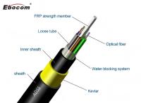 China 72 Core ADSS Fiber Optic Cable Double Jacket With Aramid Yarn Reinforced for sale
