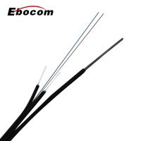 China High Performance GJYXFCH FTTH Drop Cable with G657A1 Bend-Insensitive Fiber and Galvanized Steel Messenger Wire for sale