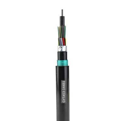 China 48/96/144 Core GYTA53 Armored Fiber Cable Heavy-Duty Underground Duct & Buried for sale