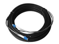 China Armored FTTA Remote Patch Cord 2-Core Fiber Optic Jumper with Spiral Tube Protection for sale