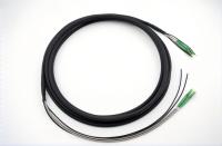 China Armored FTTA Remote Patch Cord 2-Core Fiber Optic Jumper with Spiral Tube Protection for sale