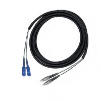China RRU/BBU Fiber Jumper with Armored Breakout - 2 Core Custom FTTA Patch Cord for sale