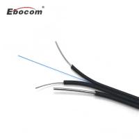 China GJYXCH Outdoor Drop Cable 1 Core G652D Fiber with 3 Steel Wire Strength Members for sale