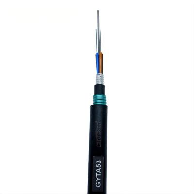 China Strong protective 36 core GYTA53 Cable designed for outdoor fiber optic communication ensuring durability and performance for sale