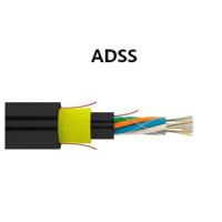 China 48 Core Double Jacket ADSS Fiber Optic Cable 200m Span Single Mode G652D for sale