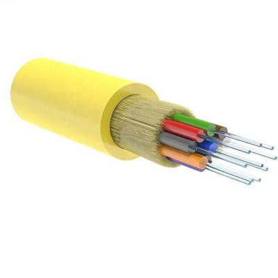 China GJFJV  Indoor Optic Cable 48 cores SM MM OM1 OM2 G652D Distribution communication for sale