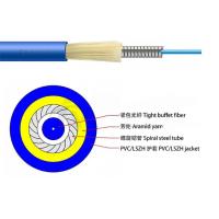 China 1 Core G652D G65A Spiral Armored Fiber Optic Cable Single Tube Tight Buffered for sale