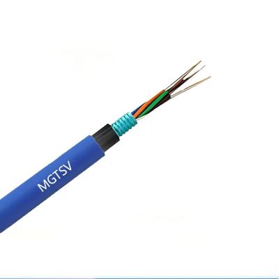 China MGTSV 24 Core Mining Fiber Optic Cable With Flame Retardant Jacket for sale